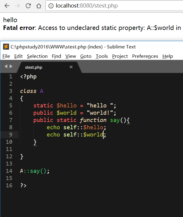 深入浅出PHP中的Static——静态 | Pin0's Blog